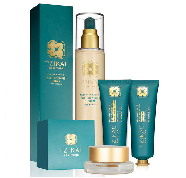 T'zikal's Curl Project - Natural Curly Hair Treatment to Tame Frizz